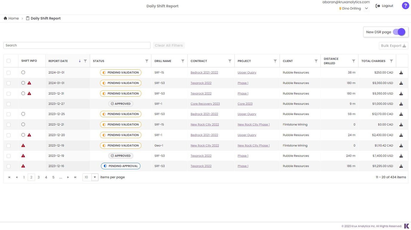 Detailed Walk-Through of the New DSR